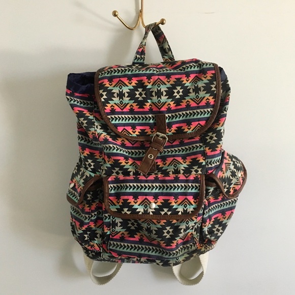 Unbranded | Bags | Aztec Tribal Print Backpack | Poshmark